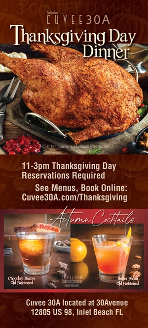 Tim Creehan's Cuvee 30A at 30Avenue | Rosemary Beach | 30A | Panama City Beach